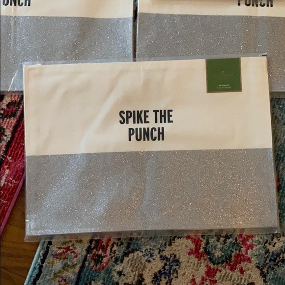 kate spade | Dining | Brand New Kate Spade Spike The Punch Placemats ...